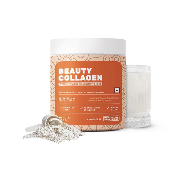 Buy What's Up Beauty Collagen Powder Certified Marine Titagen Type I ...