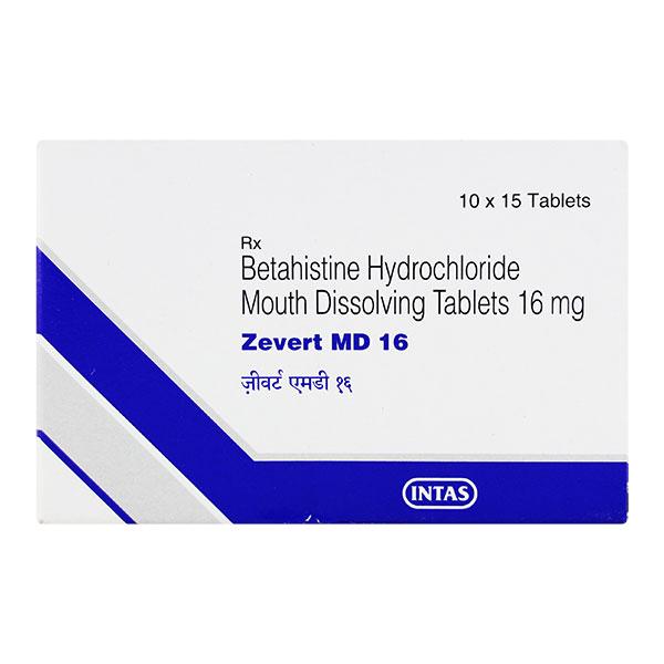 Buy Zevert MD 16mg Tablet 15'S Online at Upto 25% OFF | Netmeds