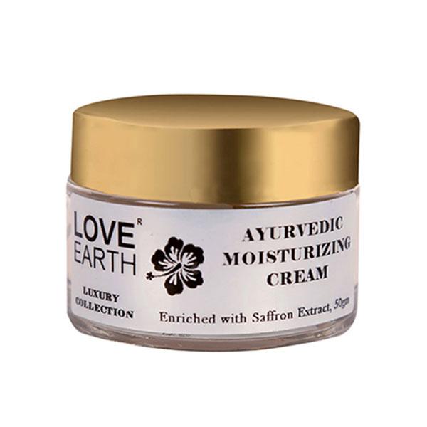 Buy Love Earth Ayurvedic Moisturizing Cream with Saffron, Usheera ...
