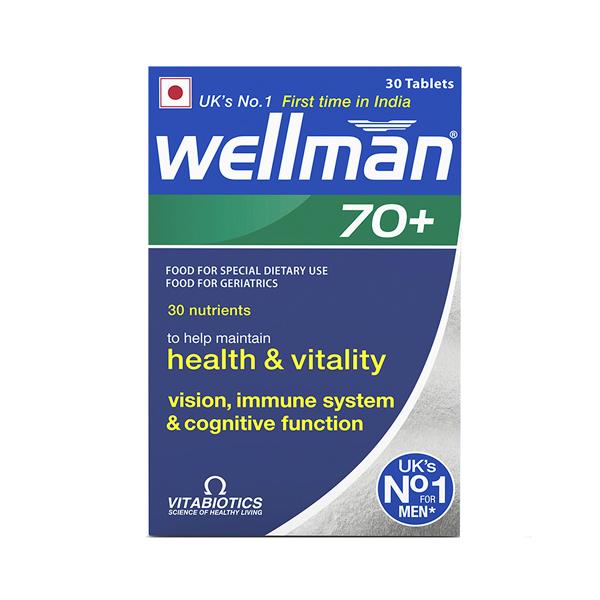 Buy Wellman 70+ Tablet 30's Online at Best Price - Multi-Vitamins