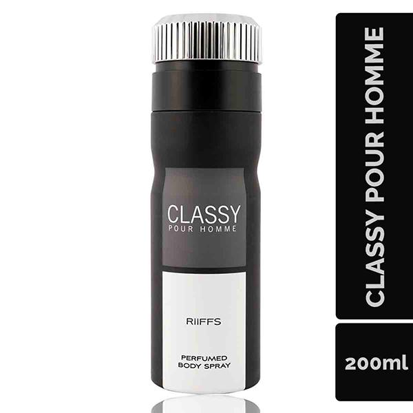 Buy RiiFFS Classy Pour Homme Body Spray for Men 200 ml Online at ...