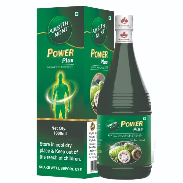Buy Amrith Noni Power Plus Liquid 1000 ml Online at Best Price - Health ...