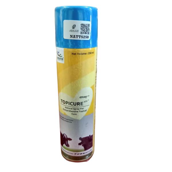 Natural Topicure Adv Spray 250 Ml Vet