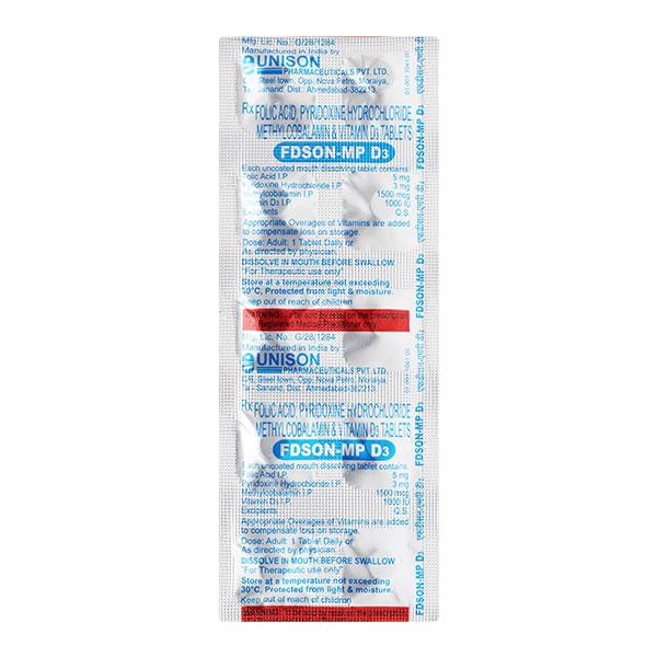 FDSON MP D3 Tablet 10's - Buy Medicines online at Best Price from ...