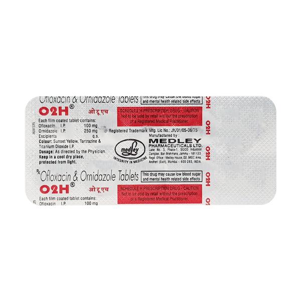 O2 H Tablet 10'S - Buy Medicines online at Best Price from Netmeds.com