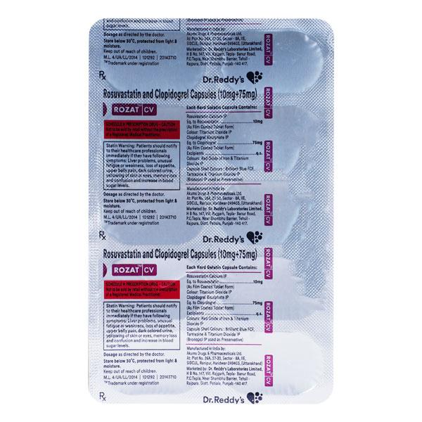 Buy ROZAT CV Capsule 10's Online at Upto 25% OFF | Netmeds