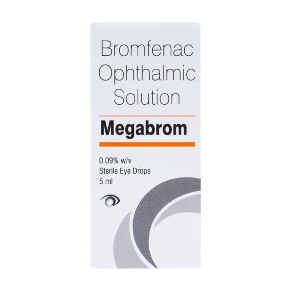 Megabrom Eye Drops 5ml Price, Uses, Side effects, Substitutes | Netmeds