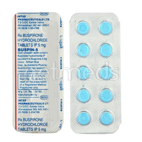Buspin 5mg Tablet 10'S - Price, Uses, Side Effects, and Substitutes ...