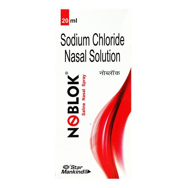 Buy Noblok Saline Nasal Spray 20ml Online at Upto 25% OFF | Netmeds