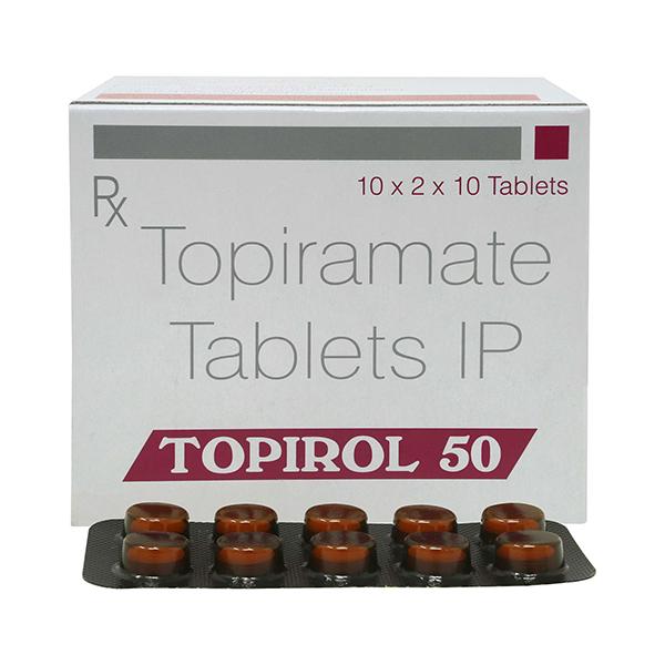 Topirol 50mg Tablet 10'S Price, Uses, Side effects, Substitutes | Netmeds