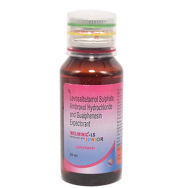 WELMINIC LS JUNIOR Expectorant 60ml Price, Uses, Side effects ...