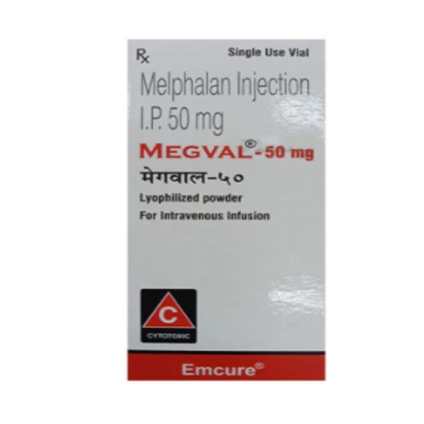 Megval 50mg Injection 1'S Price, Uses, Side effects, Substitutes | Netmeds
