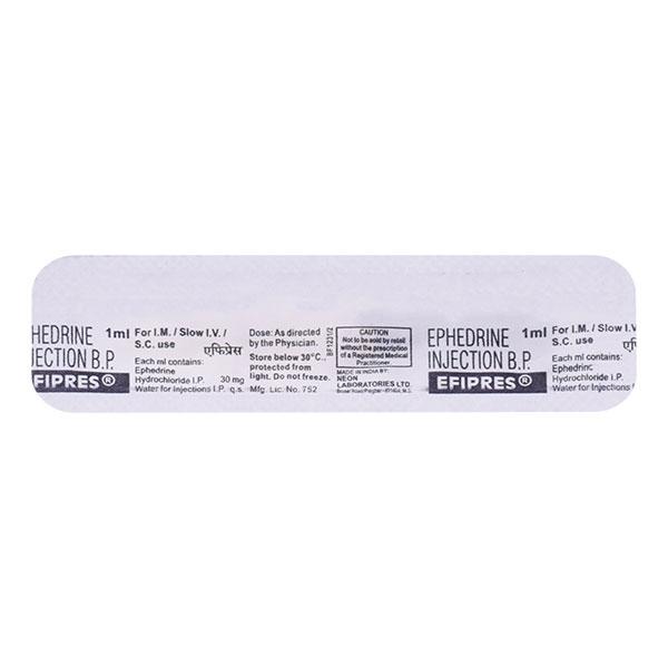 Efipres 30mg Injection 1ml Price, Uses, Side effects, Substitutes | Netmeds
