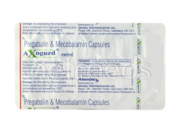 Axogurd Capsule 10'S Price, Uses, Side effects, Substitutes | Netmeds