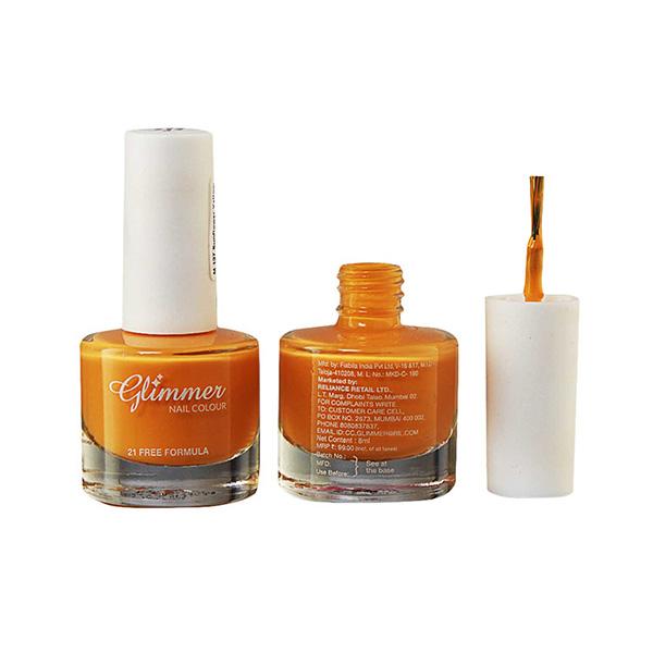 Buy Glimmer Nail Enamel Sunflower Yellow 8 ml Online at Discounted ...