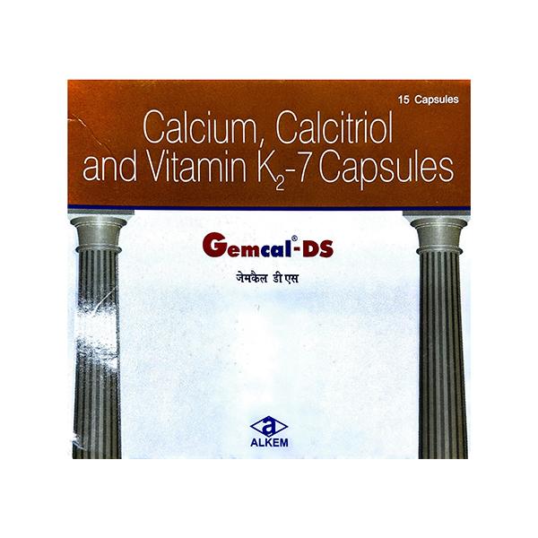 Gemcal DS Capsule 15'S Price, Uses, Side effects, Substitutes | Netmeds