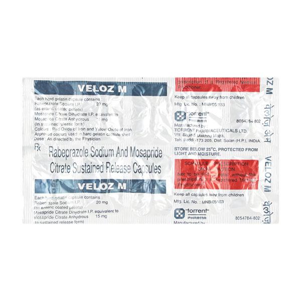 Buy Veloz M Capsule 10'S Online at Upto 25% OFF | Netmeds