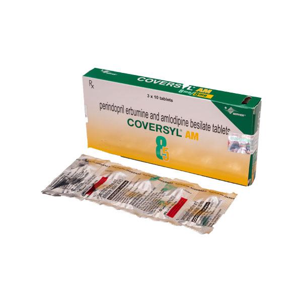 Coversyl AM 8/5mg Tablet 10'S : Price, Uses, Side Effects | Netmeds