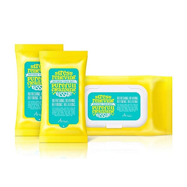 Buy Ariul Stress Relieving Purefull Cleansing Tissue 80 ml Online at ...