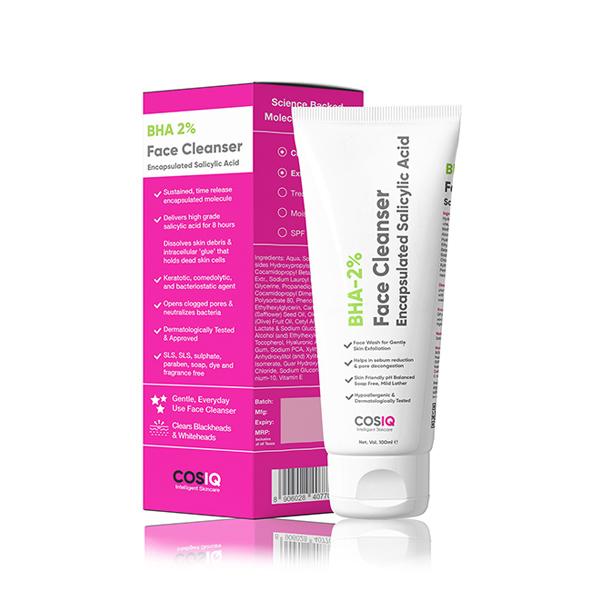 Buy Cos-IQ AHA Glycolic Acid 10 percent Face Cleanser Face Wash For ...