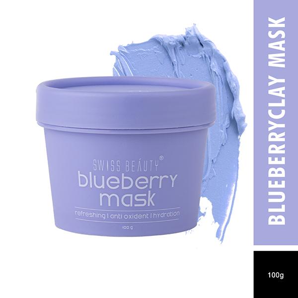 Buy Swiss Beauty Blueberry Clay Mask 100 gm Online at Best Price ...