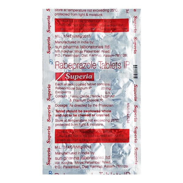 Superia Tablet 15'S : Uses, Side Effects, Price | Netmeds