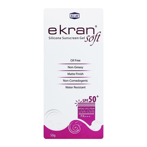 Buy Ekran Soft SPF 50+ UVA-UVB PA+++Silicon Sunscreen Gel 50gm Online ...