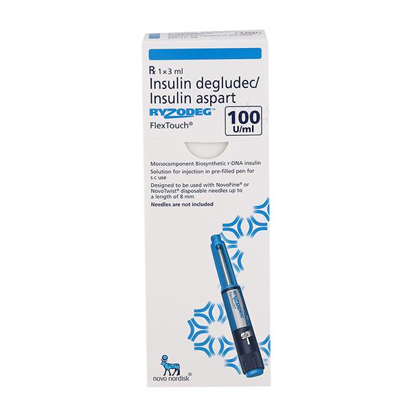 Ryzodeg Flex Touch Pen 100IU 1X3ml : Price, Uses, Side Effects | Netmeds
