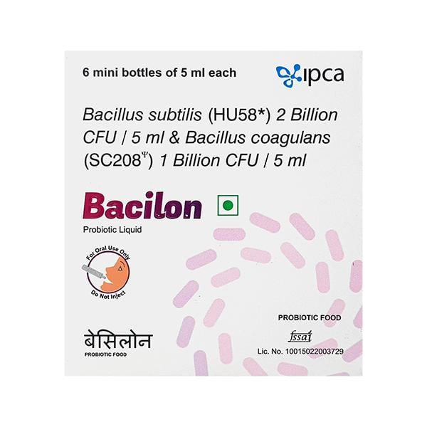 BACILON PROBIOTIC Liquid 6x5ml - Price, Uses, Side Effects | Netmeds