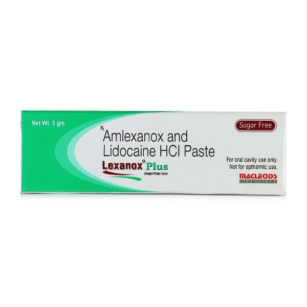 Buy Lexanox Plus Sugar Free Oral Paste 5gm Online at Upto 25% OFF | Netmeds