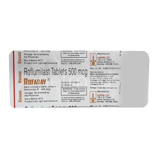 Rofaday Tablet 10'S Price, Uses, Side effects, Substitutes | Netmeds