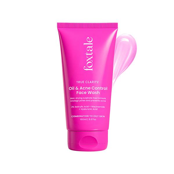 Foxtale Oil and Acne Control Face Wash - Fights Acne, Calms Skin, No ...