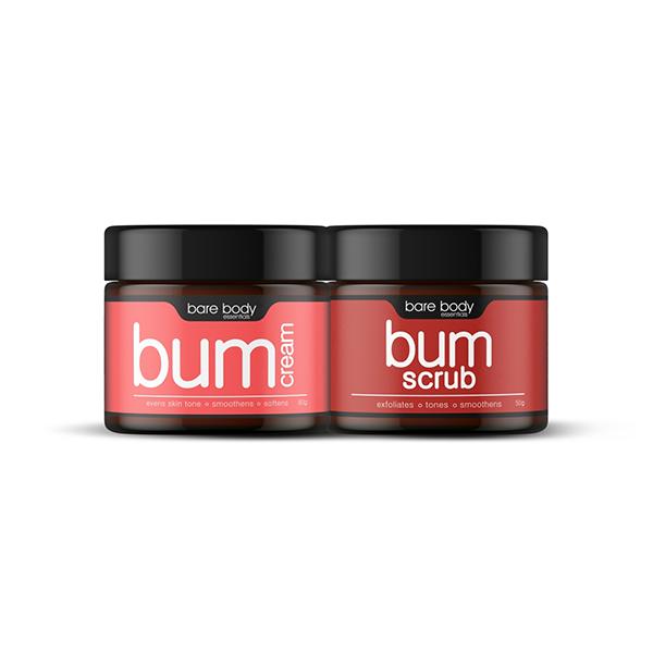 Buy Bare Body Essentials Bum Squad Combo - Bum Cream 50g & Bum Scrub ...