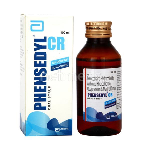 Phensedyl CR Syrup 100ml Price, Uses, Side effects, Substitutes | Netmeds