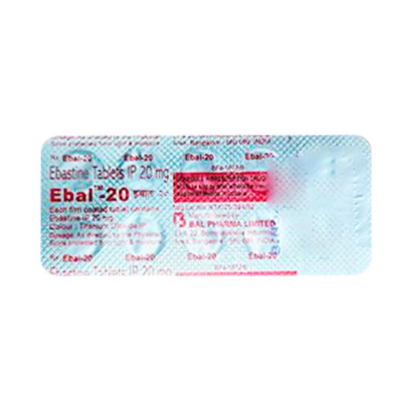 Ebal 20mg Tablet 10'S Price, Uses, Side effects, Substitutes | Netmeds