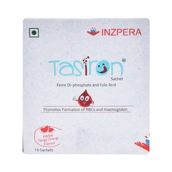 TASIRON Tangy Orange Flavour Sachet 15's Price, Uses, Side effects ...