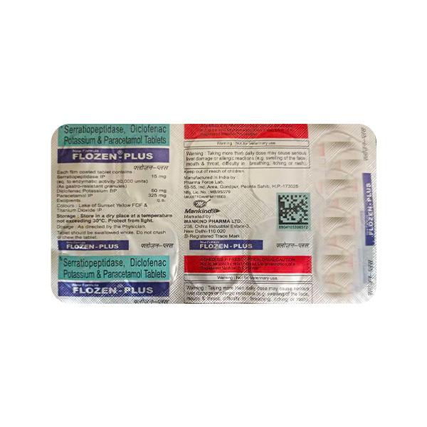 Buy Flozen Plus Tablet 10'S Online at Upto 25% OFF | Netmeds