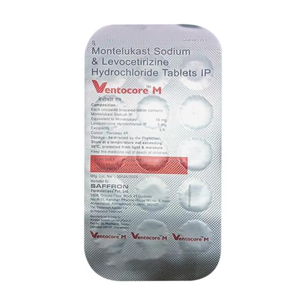 Buy VENTOCORE M Tablet 15's Online | Netmeds
