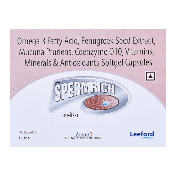 Buy SPERMRICH Capsule 10's Online at Upto 25% OFF | Netmeds