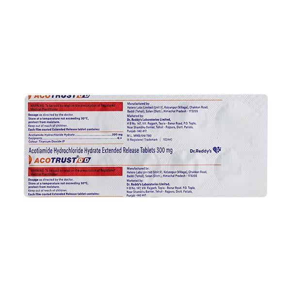 Buy ACOTRUST OD Tablet 10's Online at Upto 25% OFF | Netmeds