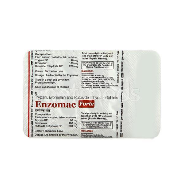 Buy Enzomac Forte Tablet 10'S Online at Upto 25% OFF | Netmeds