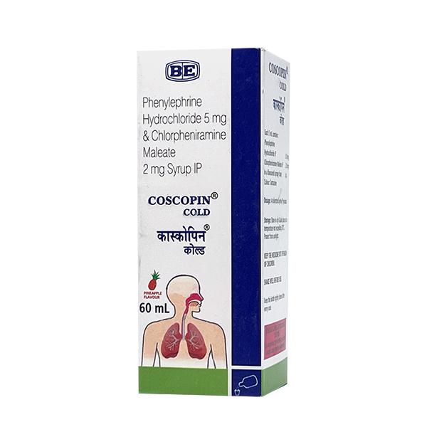 COSCOPIN COLD PINEAPPLE FLAVOUR Syrup 60ml