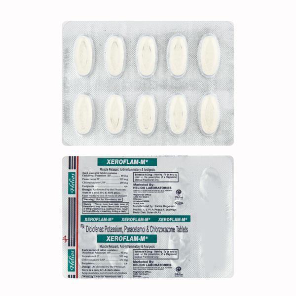Xeroflam M Tablet 10'S Price, Uses, Side effects, Substitutes | Netmeds