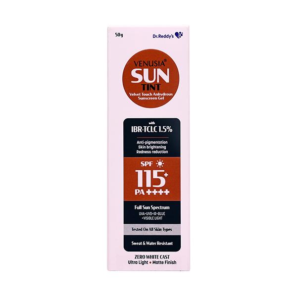 VENUSIA SUN TINT SPF 115+ PA ++++ UVA+UVB+IR Sunscreen Gel 50g Price ...