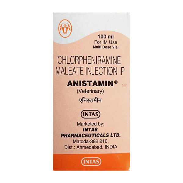ANISTAMIN (VET) Injection 100ml Price, Uses, Side effects, Substitutes ...