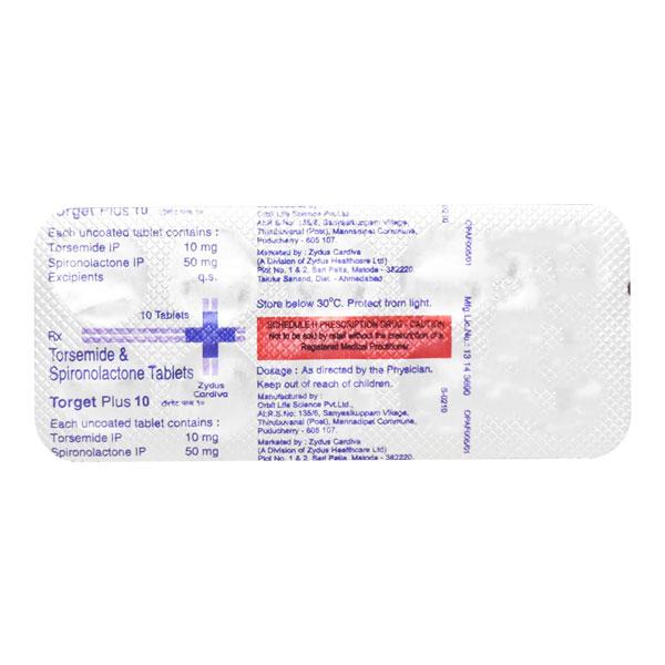 Buy Torget Plus 10mg Tablet 10'S Online at Upto 25% OFF | Netmeds