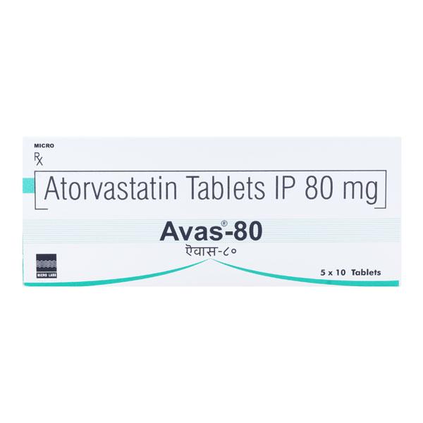 Avas 80mg Tablet 10'S : Uses, Side Effects, Price | Netmeds