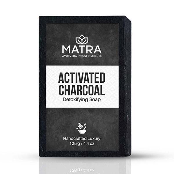 Buy Matra Activated Charcoal Soap with Aloe Vera and Tea Tree 125 gm ...