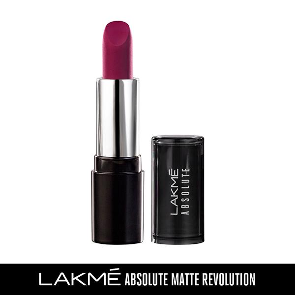 Buy Lakme Absolute Matte Revolution Lip Color 205 Mauve Me 3.5 Gm ...
