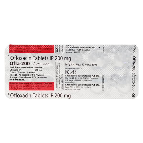 Buy Ofla 200mg Tablet 10'S Online at Upto 25% OFF | Netmeds